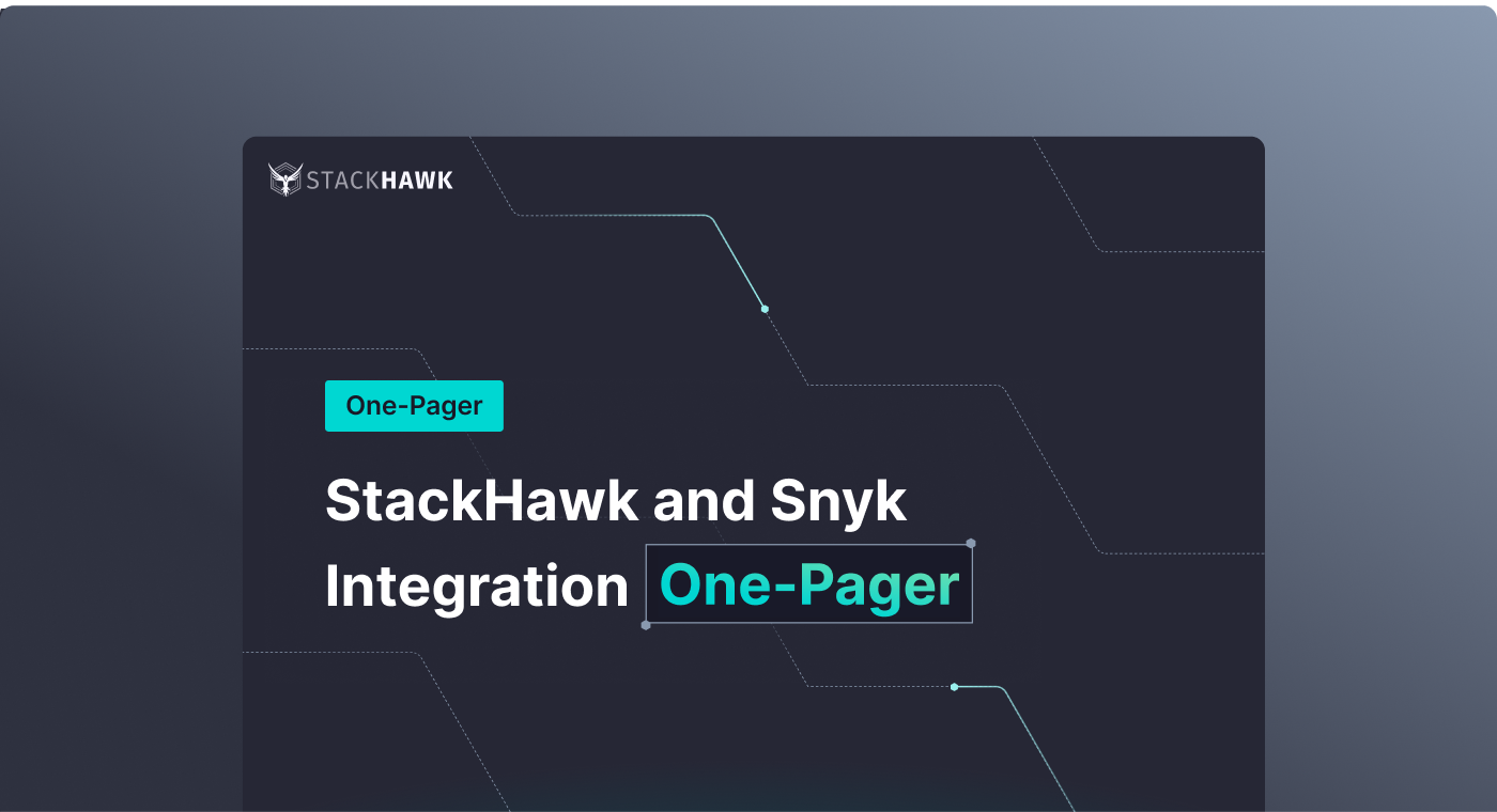 StackHawk + Snyk One-Pager